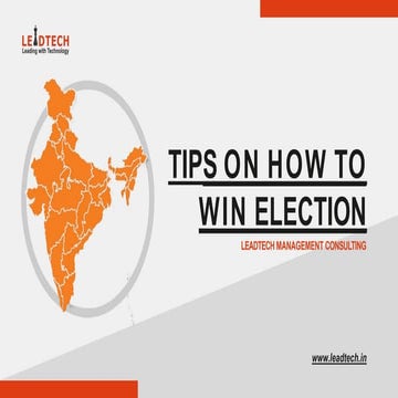 Tips on How to Win Election - LEADTECH | PPTX