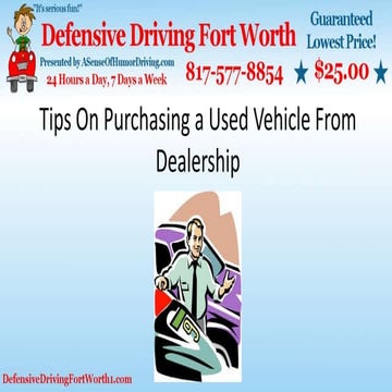 How To Buy A Used Car | PPT