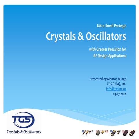 TGS Presentation at CART2012 | PDF