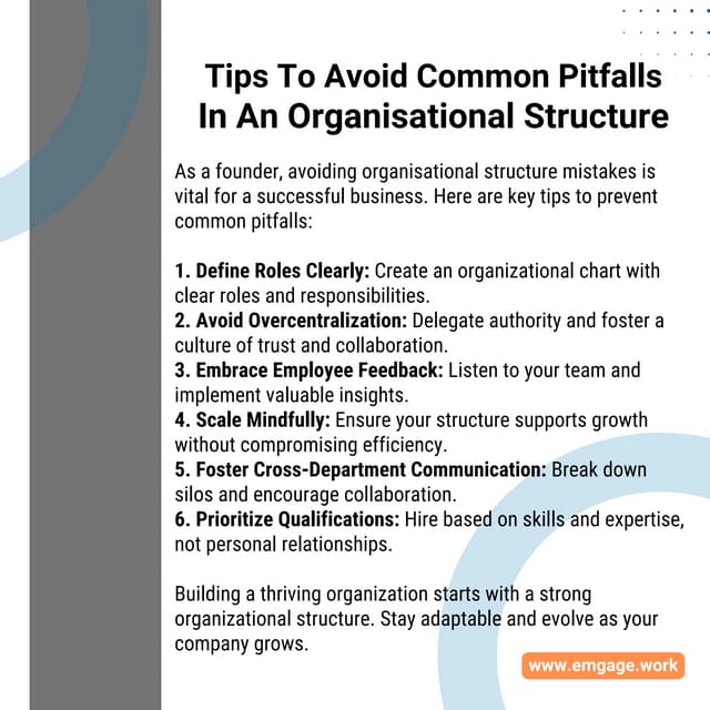 Tips To Avoid Common Pitfalls In An Organisational Structure.pdf