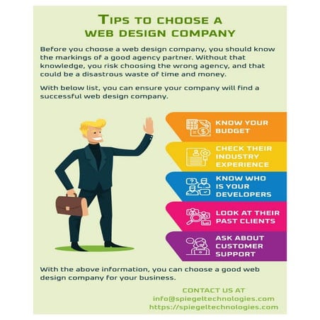 Tips to Choose a web Design Company | PDF
