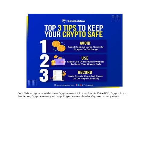 Tips to create your crypto safe.pdf | Currencies | Economy