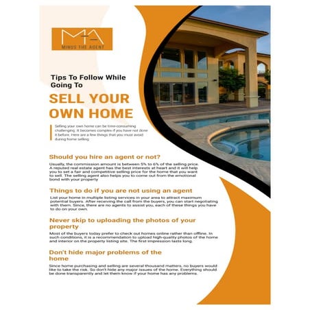 Tips To Follow While Going to Sell Your Own Home | PDF