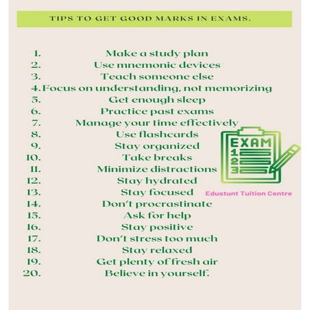 Tips to get good marks in exams..pdf