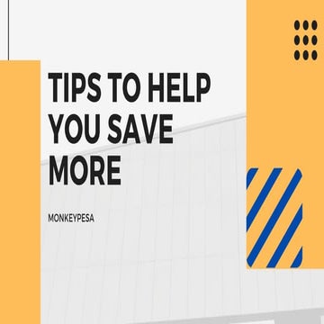 Tips to help you save more (Latest 2020) | PPT