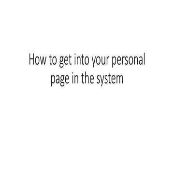 Tips to personal page for grades.pptx