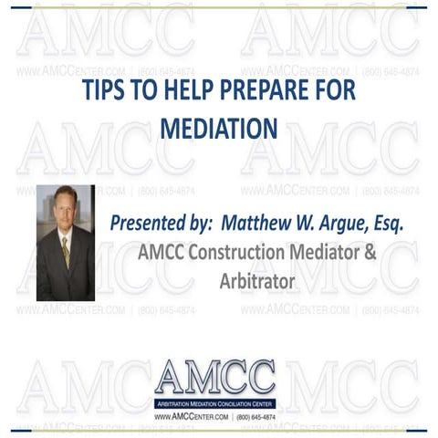 Tips to Prepare for Mediation | PPTX