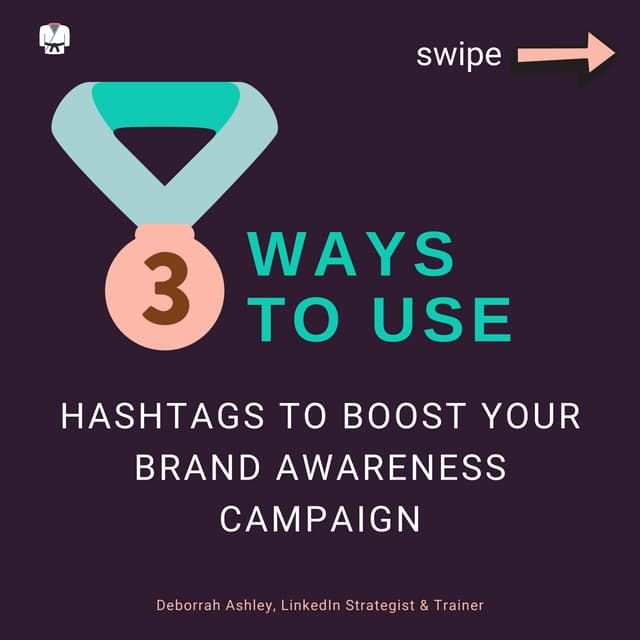 3 WAYS TO USE HASHTAGS TO BOOST YOUR BRAND AWARENESS CAMPAIGN | PDF