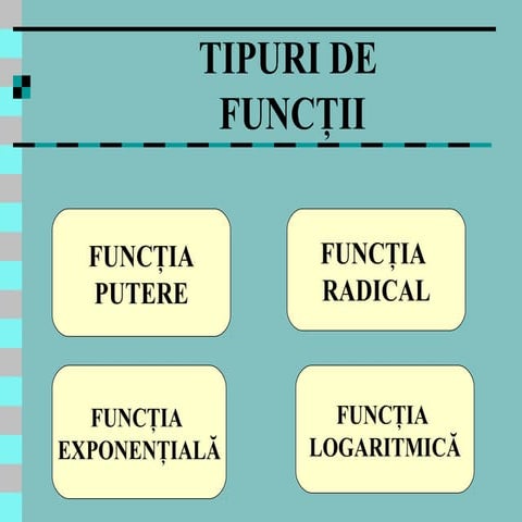 Tipuri de functii | PPT