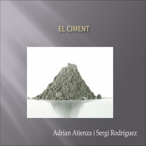 Tipus de ciment (p ) | PPT
