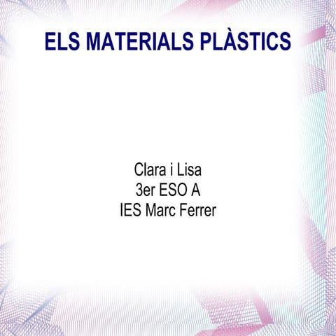 Materials plàstics | ODP