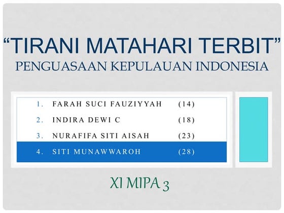 PPT BAB 1 Sejarah XI.pdf Materi sejarah kelas xi Kolonialisme Barat di ...