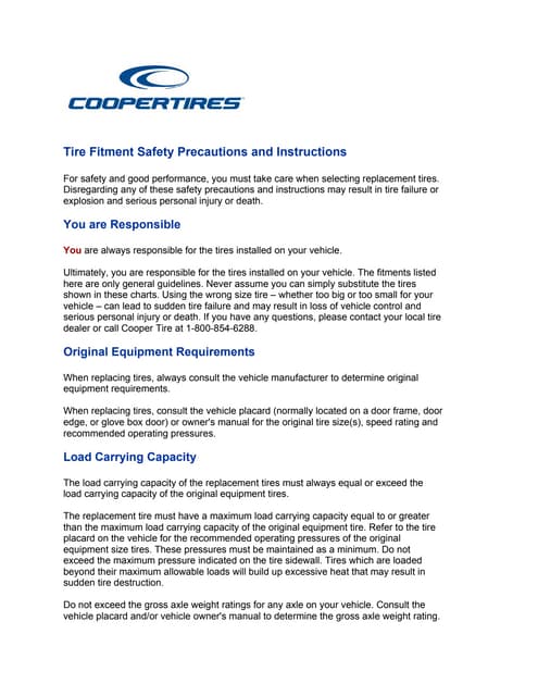 Tire Safety Tips Infographic | PDF