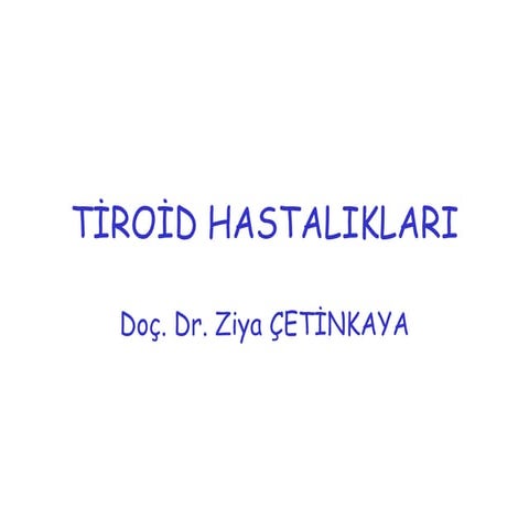 Tiroid Ppt