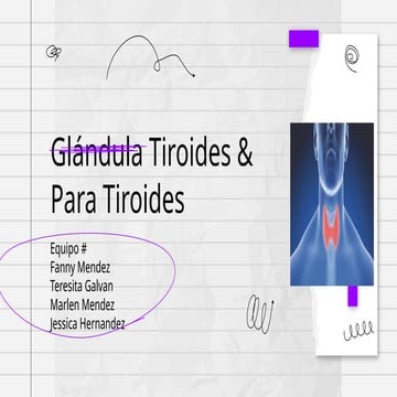 tiroides.pptx anatomía de la tiroides cuello | PPTX