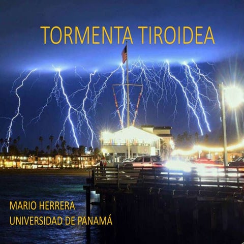 Docencia - Tormenta Tiroidea | PPTX