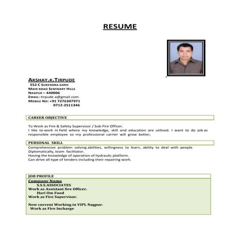 Basit resume | PDF