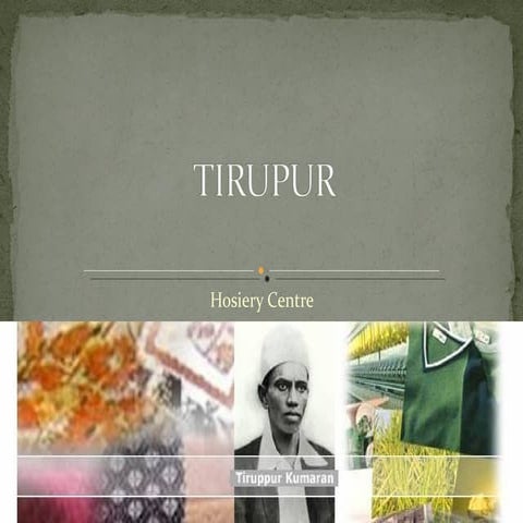 Tirupur | PPT