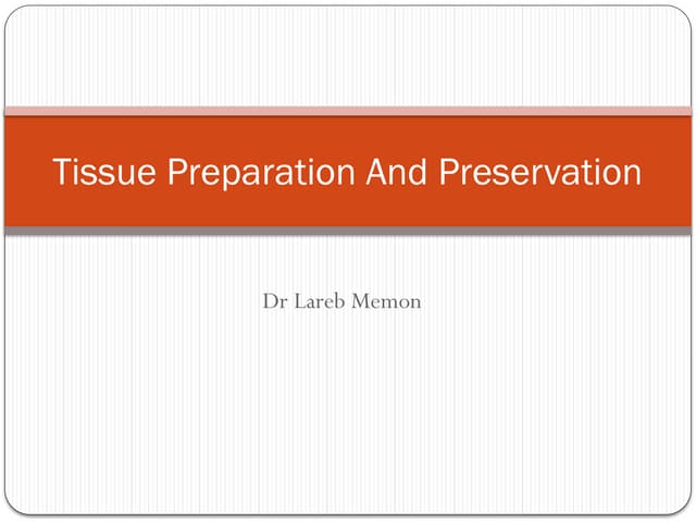 Preparation of histological slide | PPT
