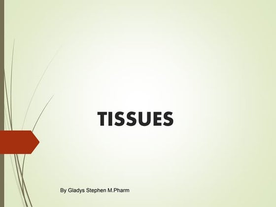 Tissues, types and functions(Anatomy)- Easy explanation | PPT