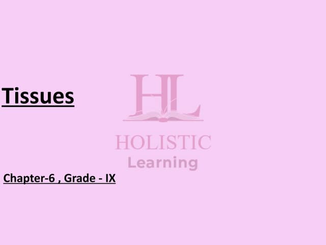 Class 9 tissue chapter 6 | PPT
