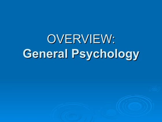 Chapter 1: PSYCHOLOGY | PPTX | Science