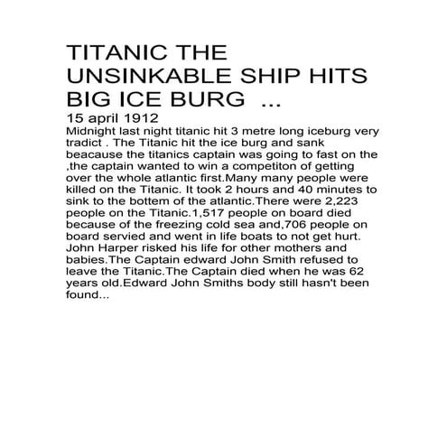 Titanic | RTF