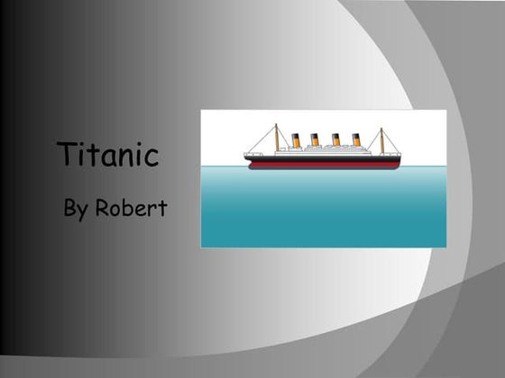 The titanic disaster | PPTX | Cruises | Travel Type