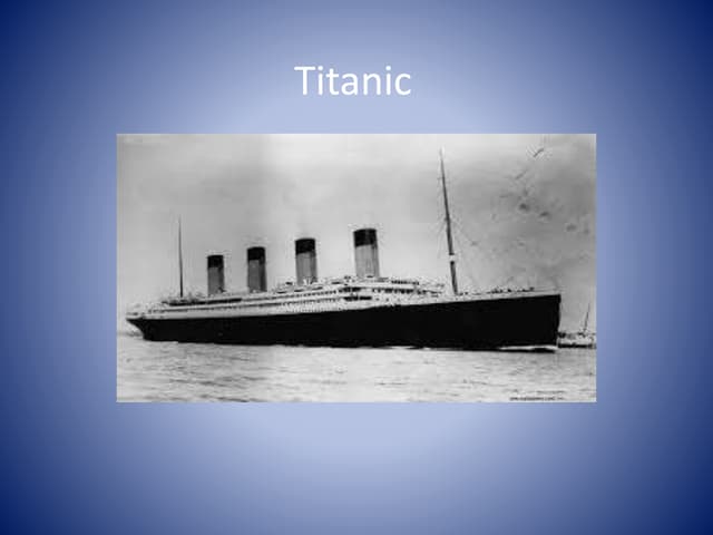 Titanic | PPTX
