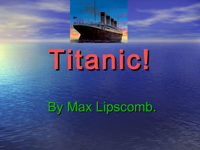 Titanic | PPTX