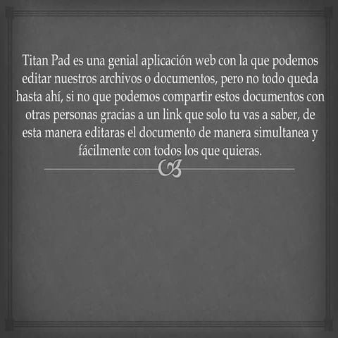 Titan pad | PPTX