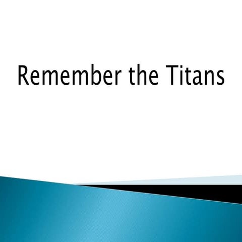 Remember the titans film techniques | PPTX