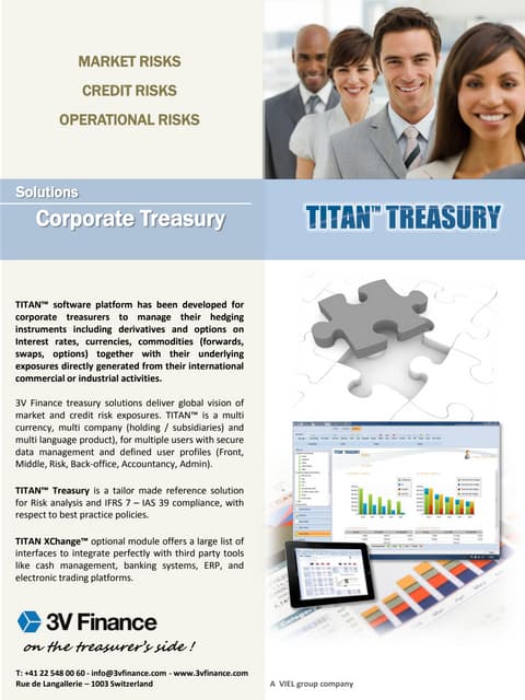 SAP TRM (Treasury and Risk Management) Training PPT | PPTX