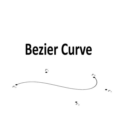 Bezier curve & B spline curve