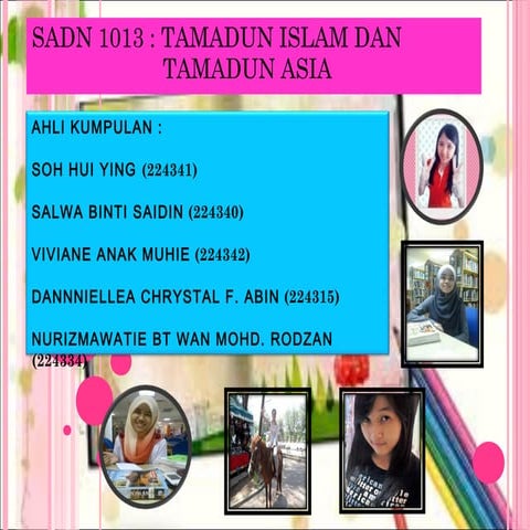 TAMADUN ISLAM DAN TAMADUN ASIA | PPT