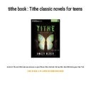 tithe book : Tithe classic novels for teens