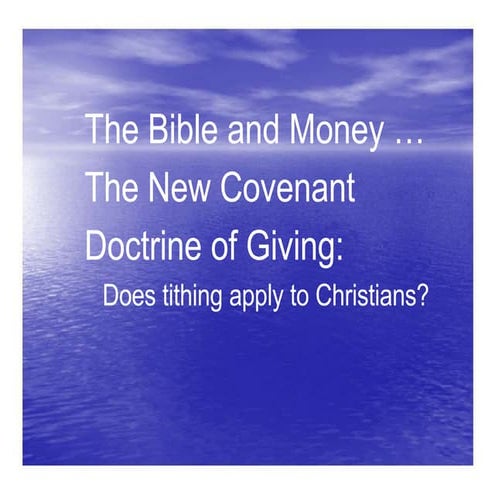 Tithing in nt_power_points | PPTX