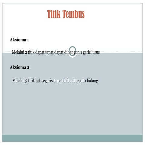 Titik Tembus | PPT
