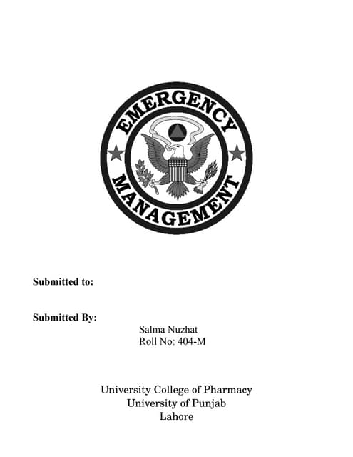 Emergency tray | ODT