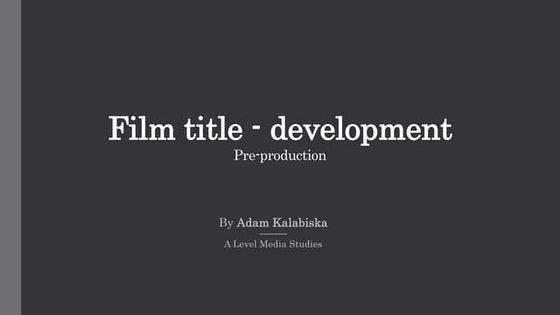Poster - development | PPT