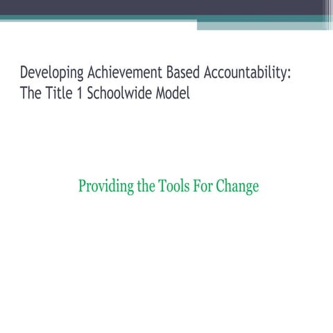 Title1 School Wide | PPT