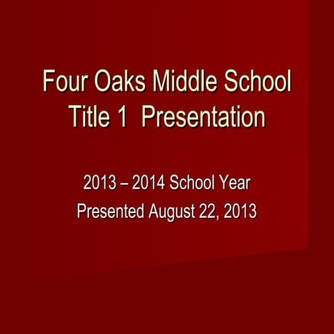 Title 1 slide show 2013 | PPT