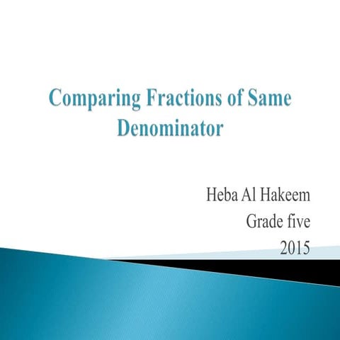 Fractions Quiz Review | PDF
