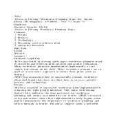 Title 3 Keys to Closing Workforce Planning Gaps. By Tucker, E | PDF