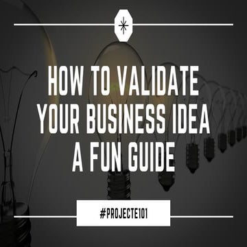 How to Validate your Business Idea | PPT