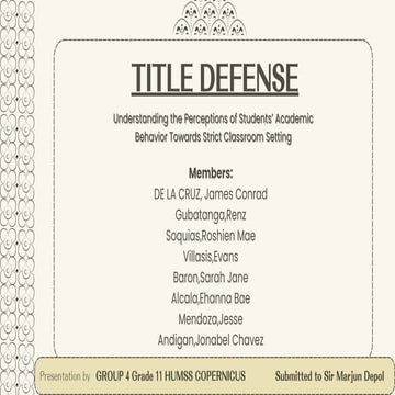 Title defense a dissertation peer review | PDF
