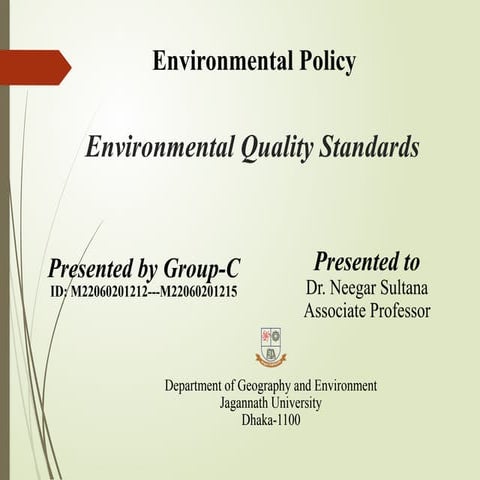 Title Environmental Quality Standards.pptx