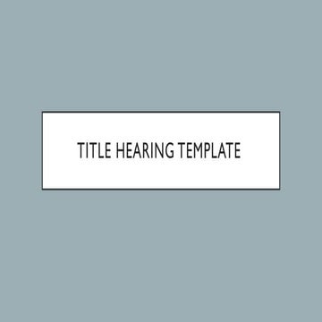 Title hearing template and design use and important in human.pptx