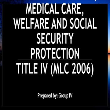 MLC 2006 Title 4 | PPTX