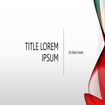 Title Lorem Ipsum Template Copy relevant | PPTX